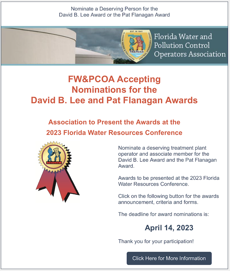 FW&PCOA Accepting Nominations for the David B. Lee and Pat Flanagan ...